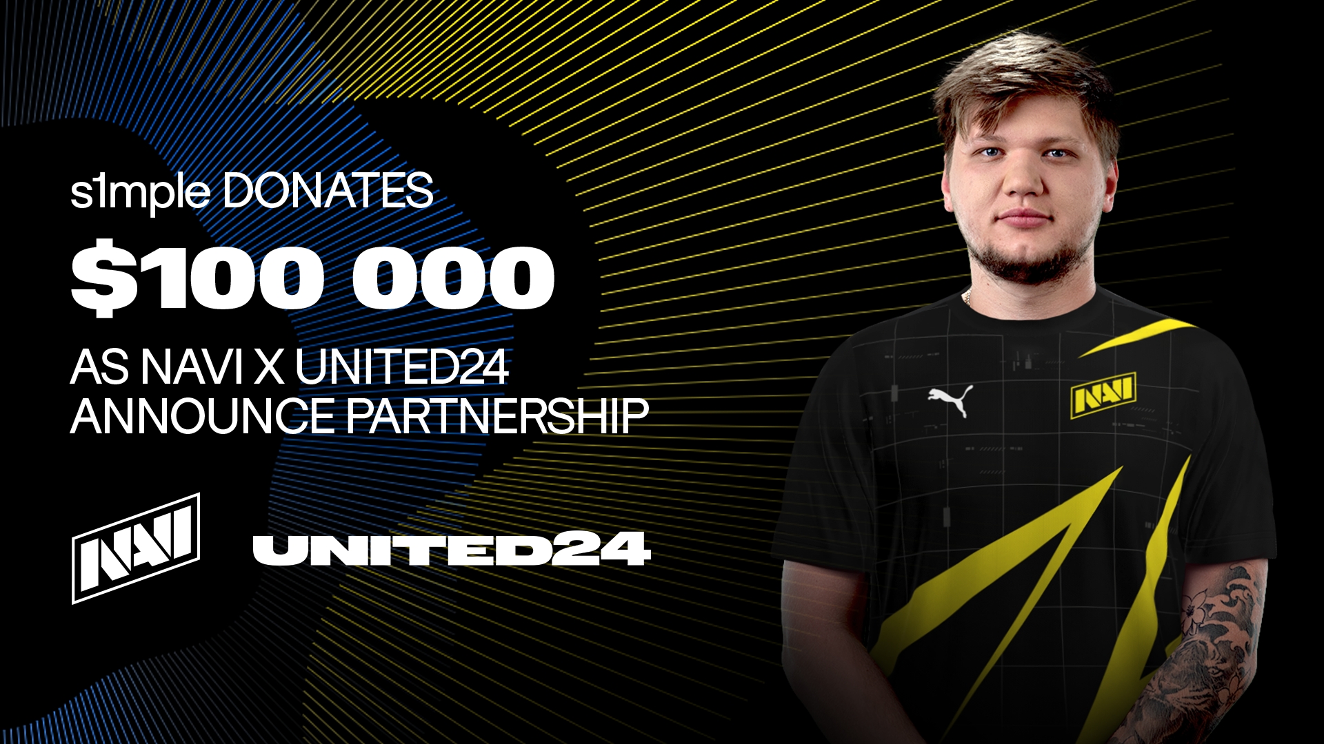 NAVI x UNITED24: The Ukrainian Esports Club is Fundraising Ambulances ...