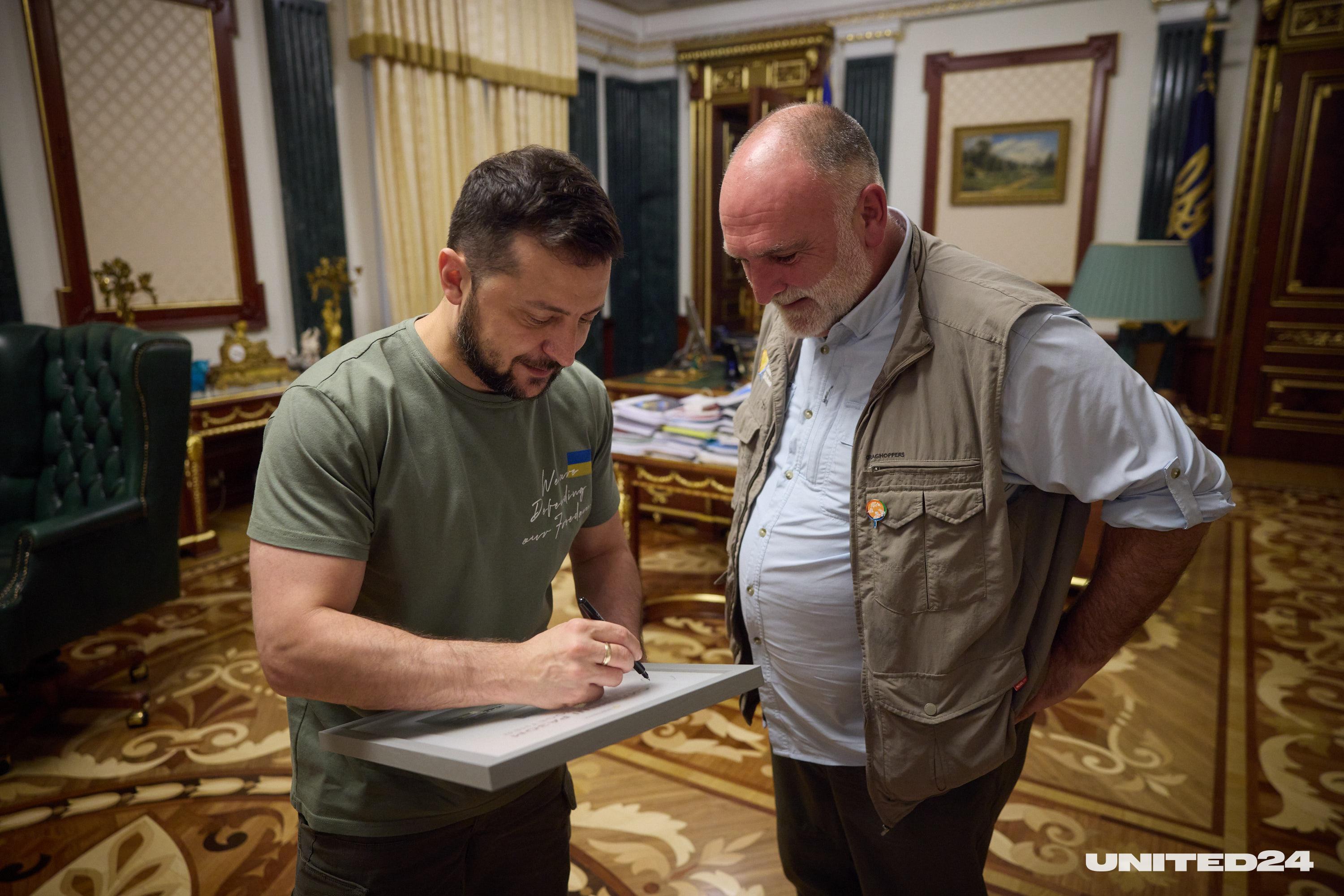 The renowned chef, restaurateur and founder of World Central Kitchen ...