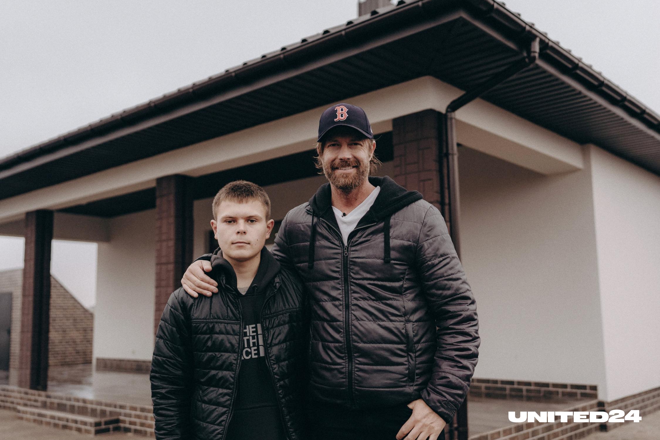 UNITED24 donor builds a new home for 15-year-old Sashko, hero of the ...