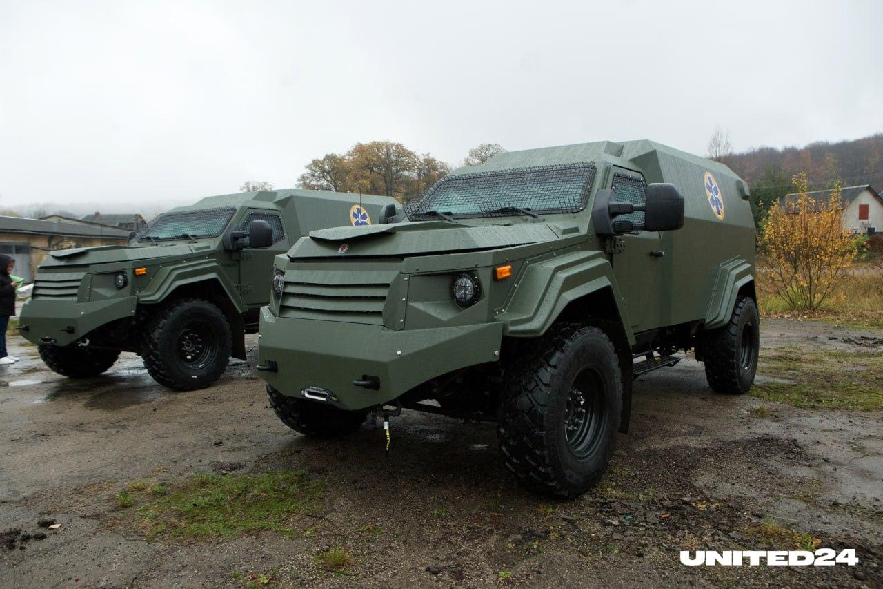 Another two armored ambulances for our defenders